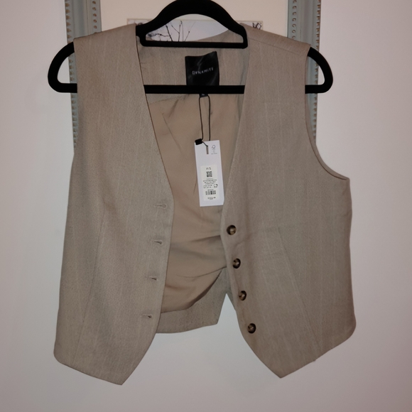 Dynamite | Jackets & Coats | 22 Dynamite Tan Vest | Poshmark